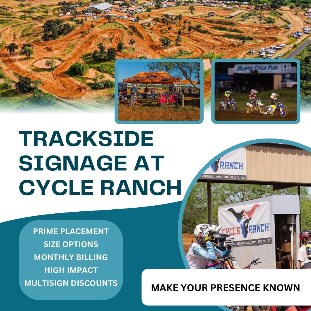 TRACK SPONSORSHIP | SIGNAGE – Cycle Ranch