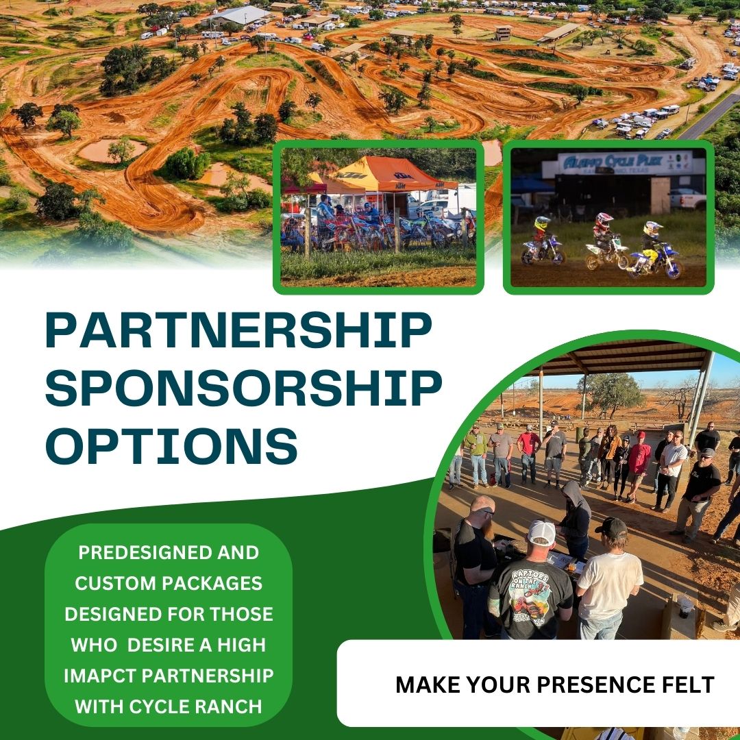 ANNUAL MOTOCROSS PARTNERSHIP SPONSOR PACKAGES AT CYCLE RANCH – Cycle Ranch